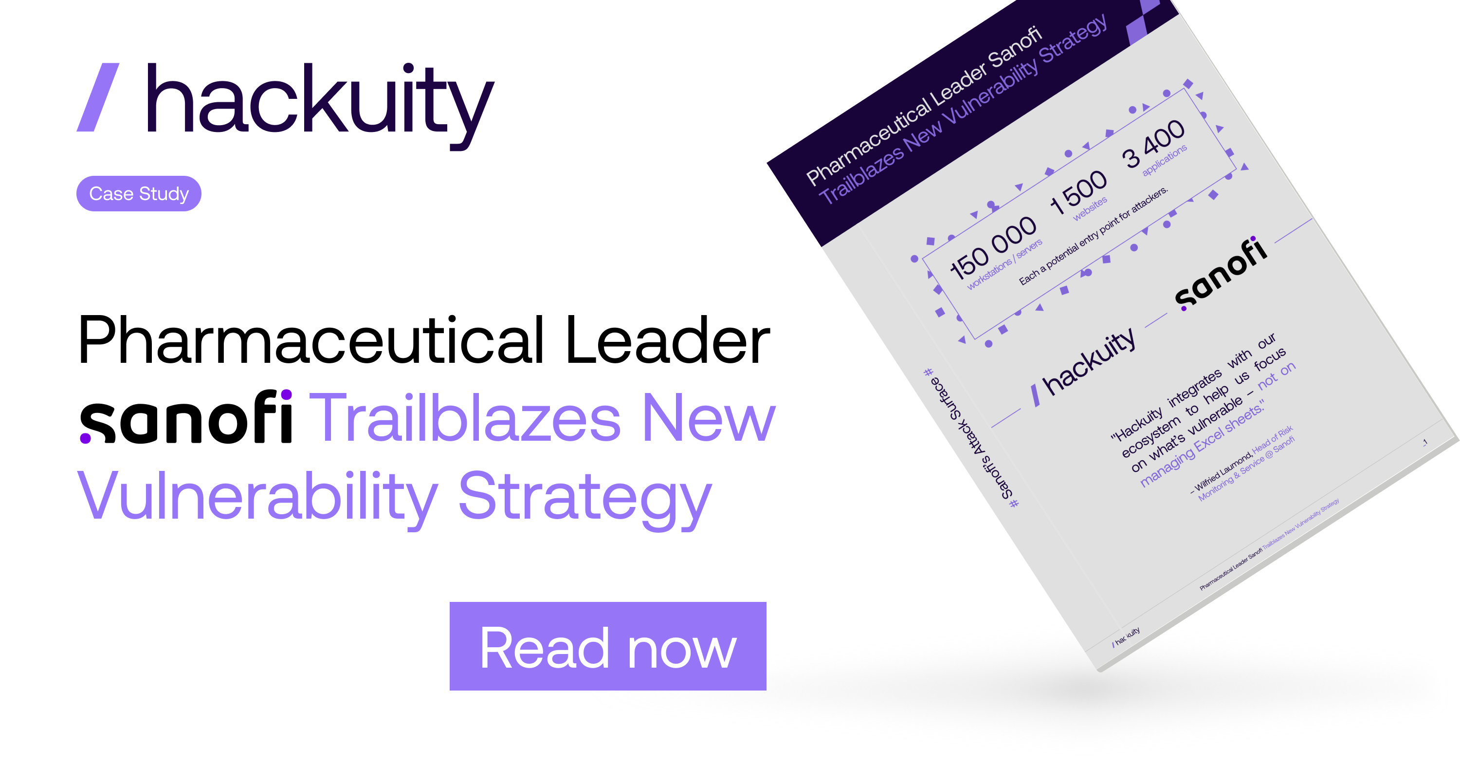 Pharmaceutical Leader Sanofi Trailblazes New Vulnerability Strategy
